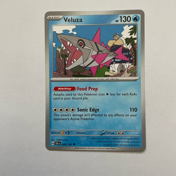 Pokemon | Toys | Veluza Pokmon Card Stellar Crown 45 Regular | Poshmark